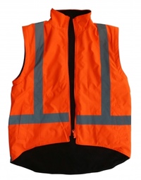 Combination Jacket-Vest Orange 5 in 1 combination