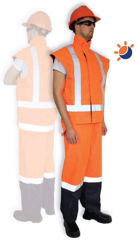 ArcStorm Wet Weather Vest, Fire Retardant Vest TTMC-W Compliant