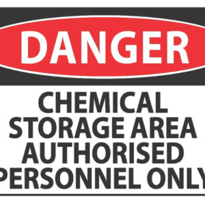 Danger Chemical Storage Area • Safety Online