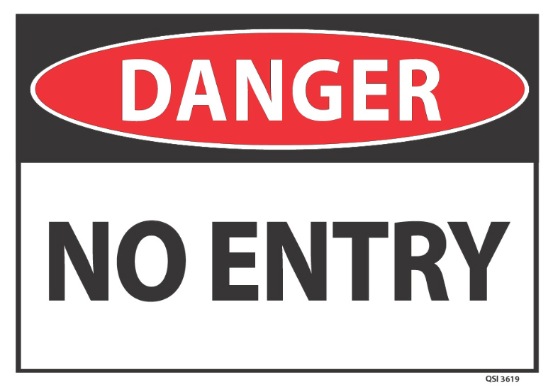 Danger No Entry • Safety Online