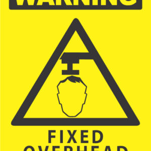 Warning Fixed Overhead Hazard • Safety Online